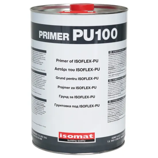 Грунд Isomat за хидроизолации полиуретанов 5 кг, безцветен, Primer-PU ...